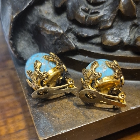 Source Unknown | Jewelry | Vintage Czech Glass Turquoise Robins Egg ...